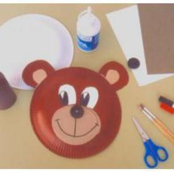 how to draw a bear on paper