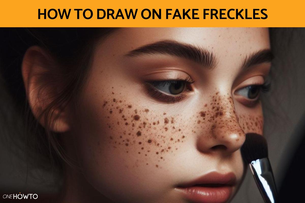 How to Draw on Fake Freckles - Faux Freckles Makeup Tutorial