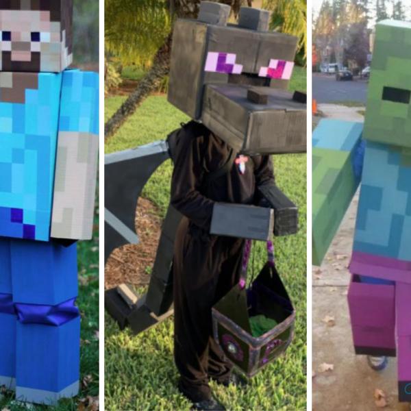 how to make minecraft costume