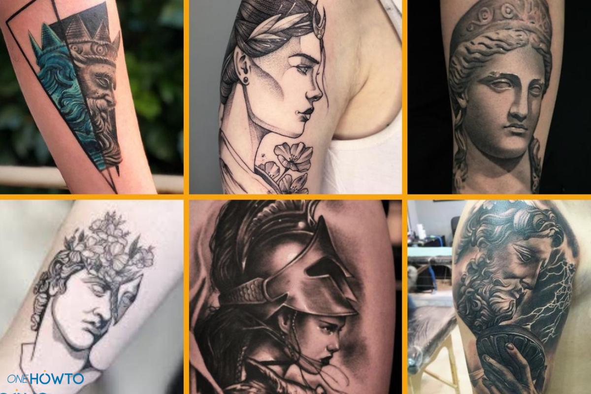 Greek Mythology Gods Tattoos