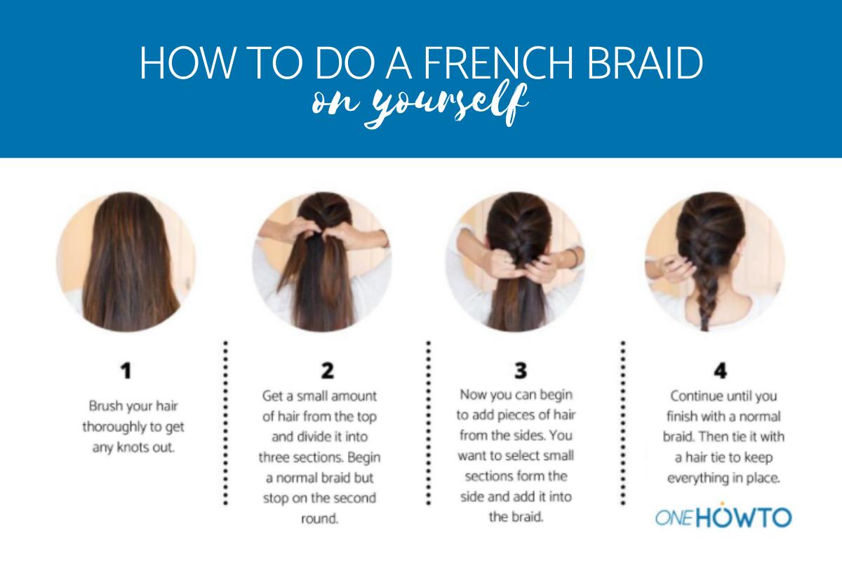 How to Do a French Braid on Yourself - Easy Step-By-Step Guide