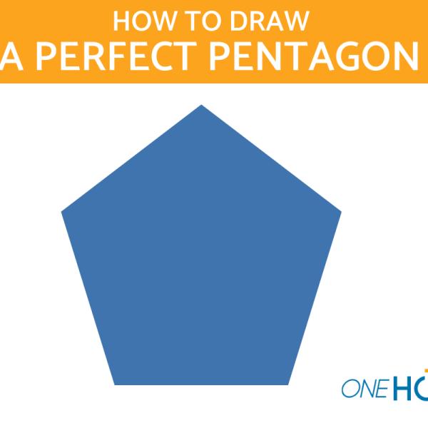 pentagon shape drawing