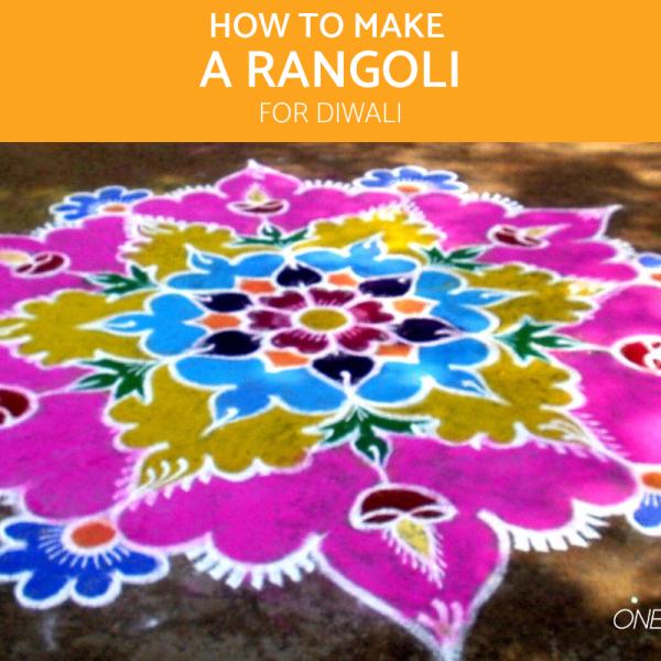 creating rangoli patterns