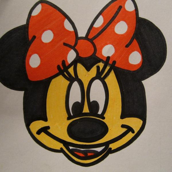 how to draw face in rangoli