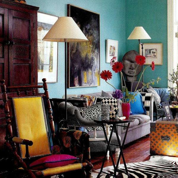 Eclectic Vintage Living Room Decorating Ideas 81 Eclectic Living Rooms